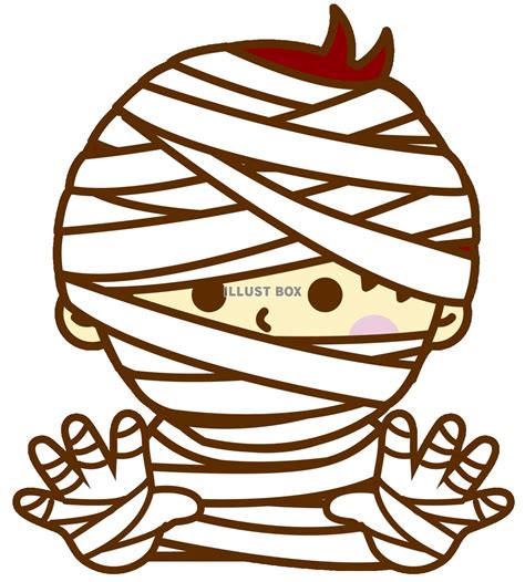 無料イラスト ハロウィン ミイラ男
