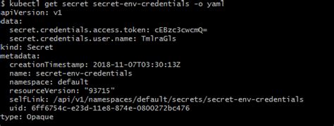 k8s knowhow using secrets