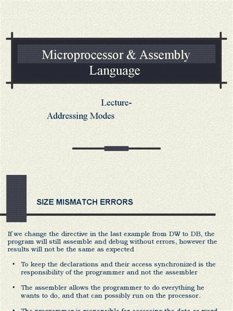 address modes 2 pdf assembly language information age