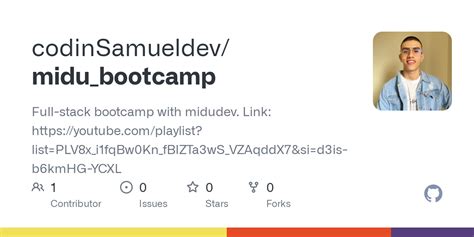 GitHub CodinSamueldev Midu Bootcamp Full Stack Bootcamp With Midudev