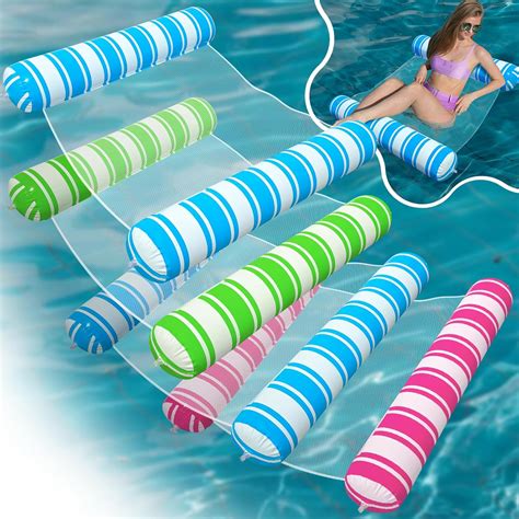 4 Pcs Water Pool Floatsinflatable Pool Floats4 In 1multi