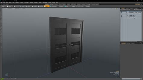Double Door 3d Model Turbosquid 2329797