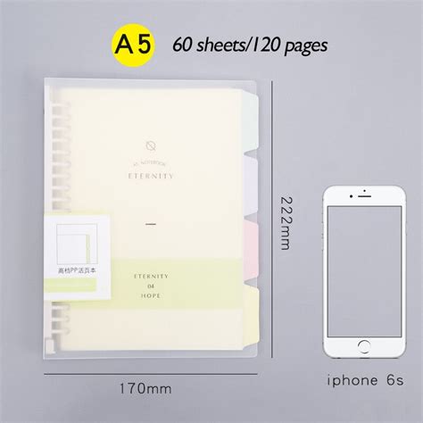 B5 A4 A5 Binder Notebook Loose Leaf Spiral Noteboo Vicedeal