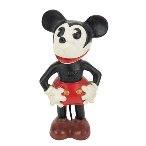 A Rare Large Mickey Mouse Bisque Figure Van Eaton Galleries
