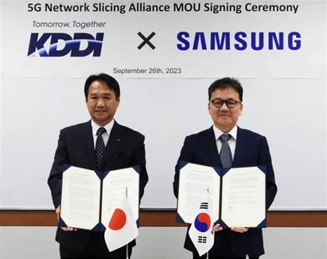 韓日통신기술동맹삼성전자·kddi ‘5g 네트워크 슬라이싱 기술 협력 Mou 韓日통신기술동맹삼성전자·kddi ‘5g 네트워크 슬라이싱 기술 협력 Mou