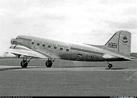 Douglas C 47b Skytrain Dc 3 Bea British European Airways Aviation Photo 2100621