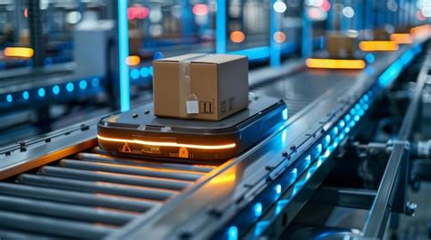 Innovative Robotics In Warehouse Operations Premium Ai Generated Image