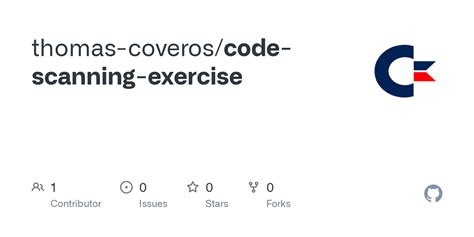 GitHub Thomas Coveros Code Scanning Exercise