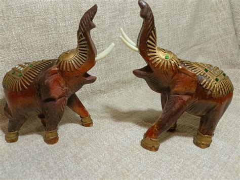 Деревяні слони таїланд — ціна 2700 грн у каталозі Статуетки Купити товари для дому та побуту за