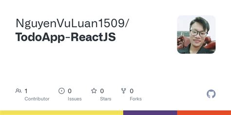Github Nguyenvuluan1509todoapp Reactjs