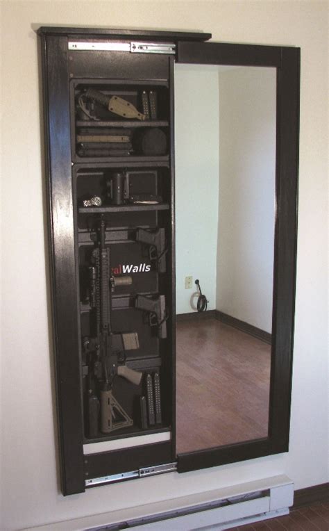 Secret Gun Compartment Behind Mirror Stashvault