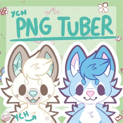 Ych Pngtuber Simple Furry Your Character Here Png Tuber Etsy