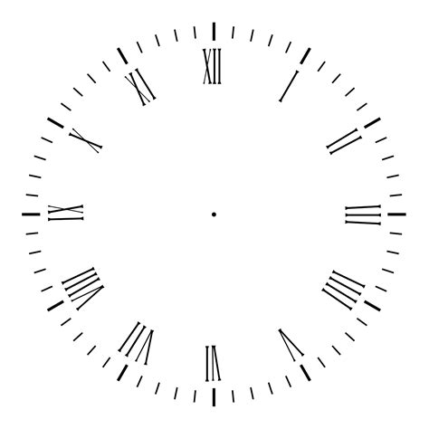 Blank Clock Template Printable Activity Shelter