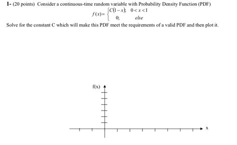 Solved 1 20 Points Consider A Continuous Time Random