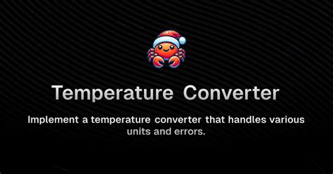 Temperature Converter