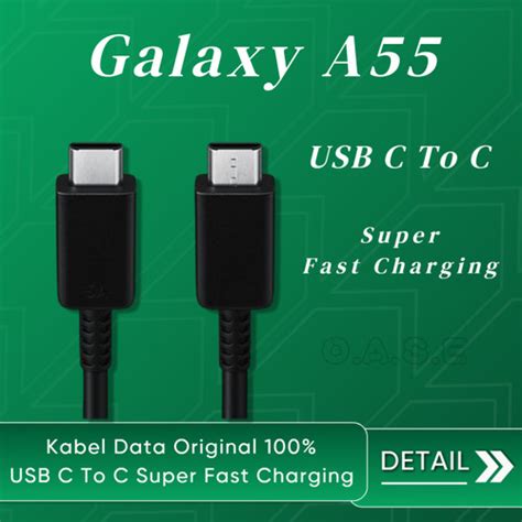 Promo Kabel Data Samsung Galaxy A55 Usb C To C Super Fast Charging