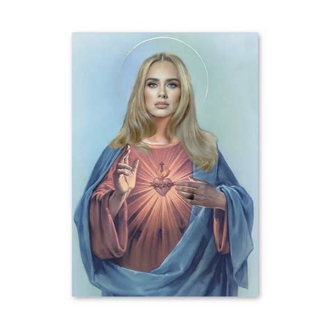 Poster Adele Jesus Aesthetic Posters