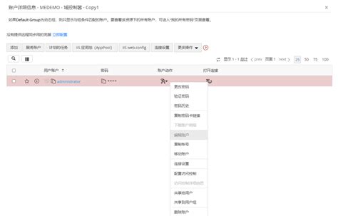 Iis Web 配置和密码重置的发现