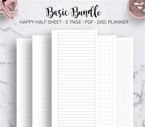 Dot Grid Paper Lined Paper Graph Paper Notebook Journal Dotted Etsy