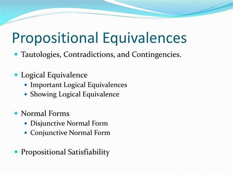 Ppt Discrete Mathematics Applications Of Pl And Propositional Equivalences Powerpoint