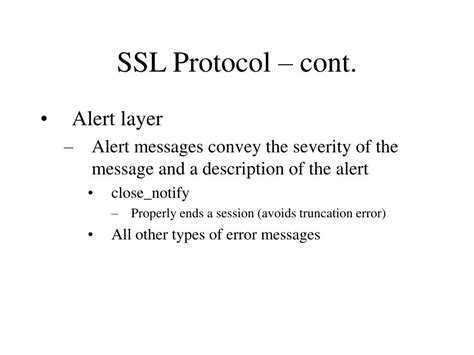 Ppt An Introduction To Secure Sockets Layer Ssl Powerpoint Presentation Id6083375
