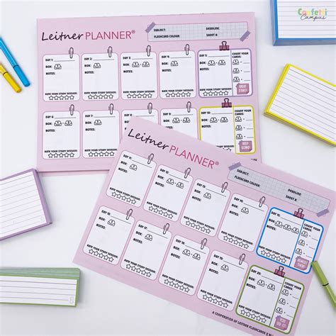 Leitner Planner A4 Leitner Methode Planer Akapv