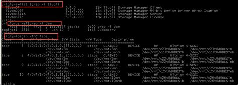 Commands For Monitoring Ibm Tsm Server In Hp Ux Operating System
