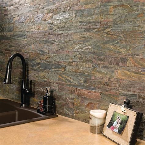 Slate Tile Backsplash Bathroom