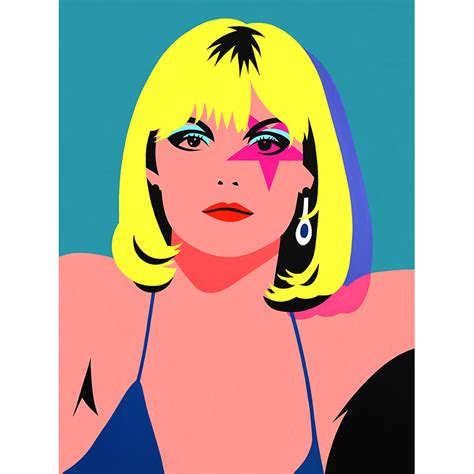 Michelle Pfeiffer Starry Eyes Pop Art Portrait