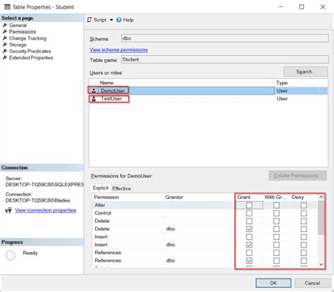 Sql Server User Permissions Databasefaqs Com