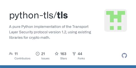 Github Python Tlstls A Pure Python Implementation Of The Transport
