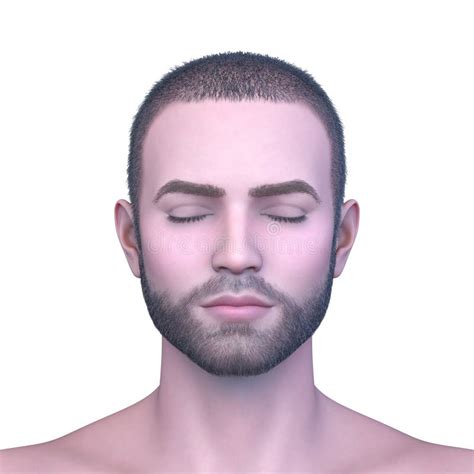 3d Rendering Human Face Stock Illustrations 12806 3d Rendering Human