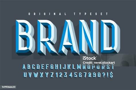 끌 3d 글자 디자인 다채로운 알파벳 서체 고풍스런에 대한 스톡 벡터 아트 및 기타 이미지 고풍스런 복고풍 볼드체