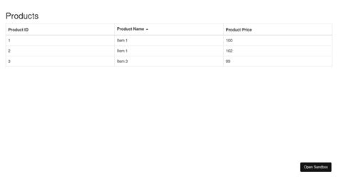 React Bootstrap Table2 Toolkit Examples Codesandbox