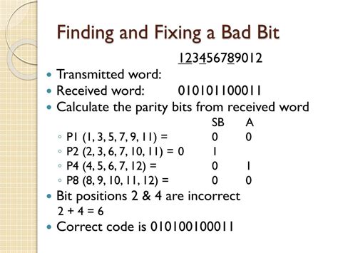 PPT Hamming Code PowerPoint Presentation Free Download ID 5545001