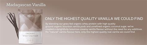 The Organic Protein Co Madagascan Vanilla Organic Whey Protein