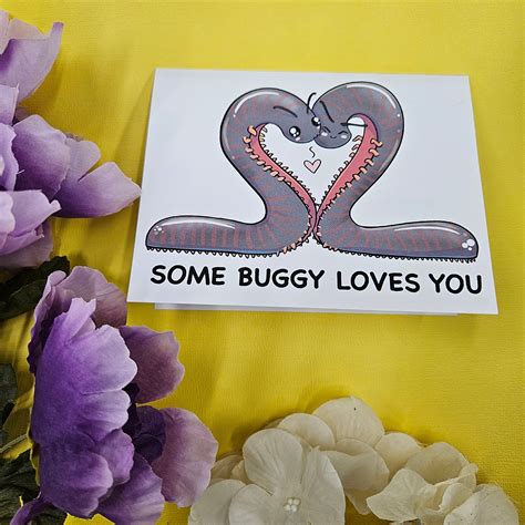 Some Buggy Loves You Love Bug Greeting Card Megs Mashables