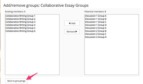 Create A Grouping Moodle User Guides