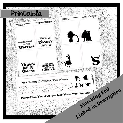 Printable The Swamp Weekly Kit Lynnerdesigns
