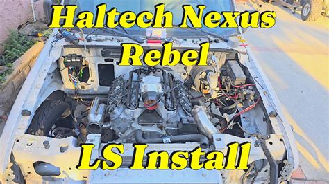 Haltech Nexus Rebel Ls Install Youtube