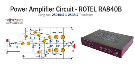 500w Power Amplifier Circuit Using C5200 A1943 Tronicspro