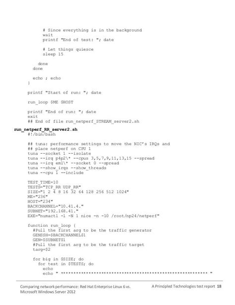 comparing network performance red hat enterprise linux 6 vs microso…