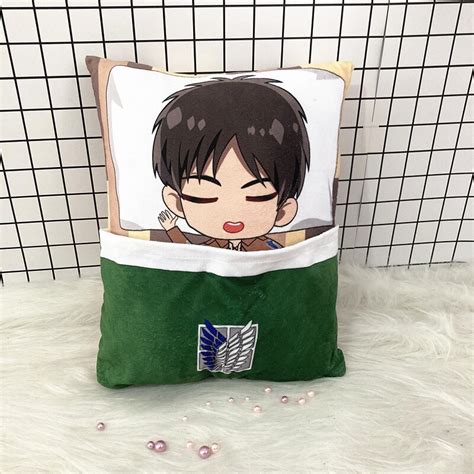 Attack On Titan Armin Arlert Eren Yeager Soft Stuffed Dolls Cushion Attack On Titan Plush Shop