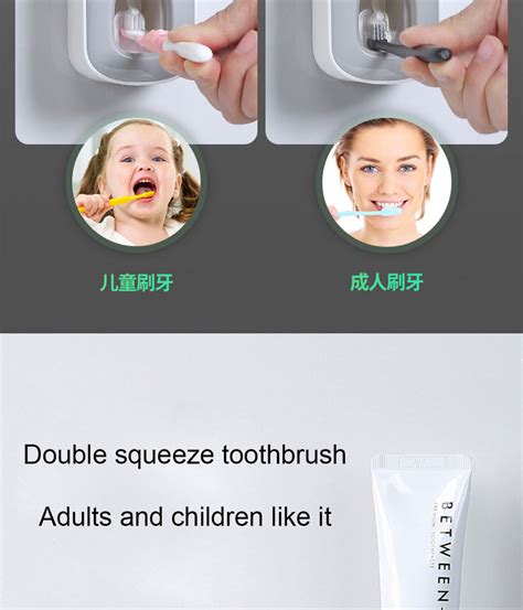 Badu Bg Ledfre Стенен монтаж Автоматичен дозатор за паста за зъби Комплект аксесоари за баня