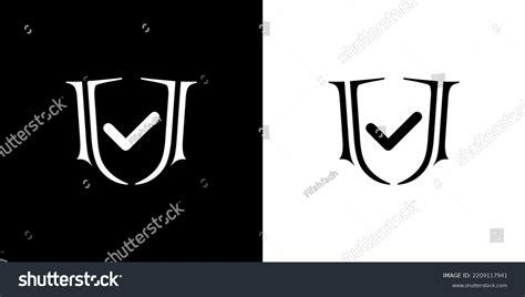 Safety Sign Protected Symbol Shield Protected Stock Vector Royalty