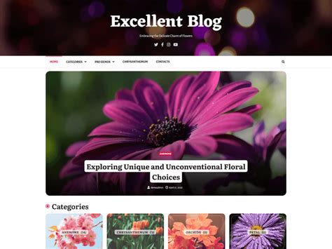Excellent Blog Wordpress Theme