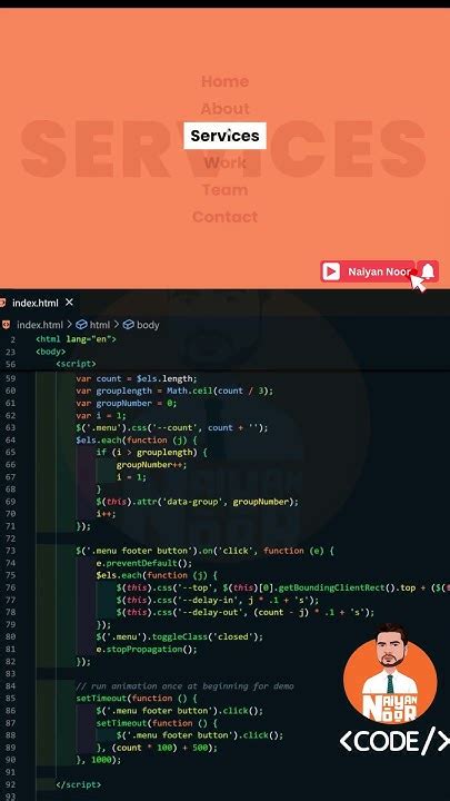 Navbar Effect By Naiyan Noor Naiyannoor Coding Webdesign Javascript Java Webdesigner