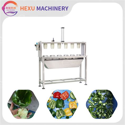 Bell Peppers Coring And Cutting Machine