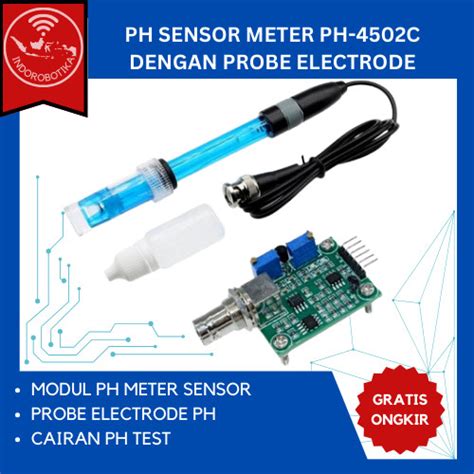 Jual PH SENSOR METER PH 4502C DENGAN PROBE ELECTRODE Kota Tangerang Selatan Indorobotika