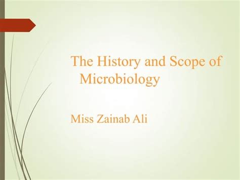 Microbiology Unit 1 Pptx
